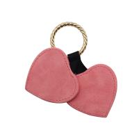 China Heart Shape Sublimation Magnetic Hat Clip Leather Keychain Money Clip Holder Wallet Magnet Keyring Key Holder Book Mark for sale