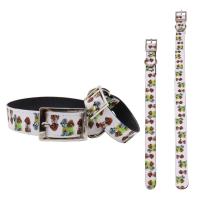 China PU Leather Sublimation Dog Collar Blanks With Adjustable Quick Release Buckle For Puppy Personalized Pet Collar for sale