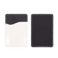 China Custom Leather Sparkle Sublimation Phone Card Holder for sale