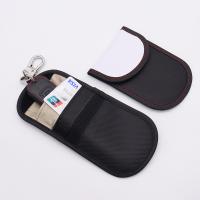 China Customized Durable PU Leather Signal Blocking Pouch Faraday Bag Sublimation RFID Protective Bag For Phones Cards And Keys for sale