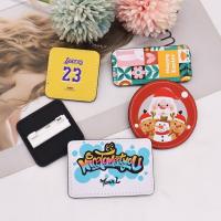 China Sublimation Badge Blanks Custom Printing ID Tags Badges PU Leather Sublimation Name Badge With Pins for sale