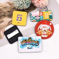 China Sublimation Badge Blanks Custom Printing ID Tags Badges PU Leather Sublimation Name Badge With Pins for sale