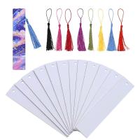 China Custom Print Pu Leather Bookmark For Books Tassel Blank Sublimation Bookmarks for sale