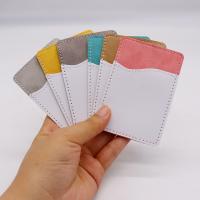 China Sublimation Pu Wallet Card Holder Custom Leather Wallets for sale
