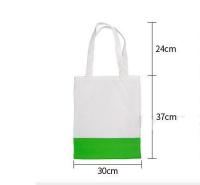 China Blank Sublimation Canvas Tote Bags custom reusable shopping bags For Girls Women for sale