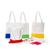 China Blank Sublimation Canvas Tote Bags custom reusable shopping bags For Girls Women for sale