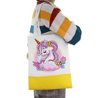 China Blank Sublimation Canvas Tote Bags custom reusable shopping bags For Girls Women for sale