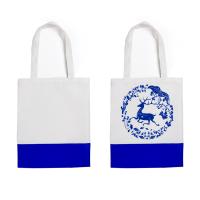 China Blank Sublimation Canvas Tote Bags custom reusable shopping bags For Girls Women for sale