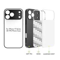 China Diy Custom Blank Sublimation Phone Cases 2D TPU Precise Hole For Iphone 17 Series for sale