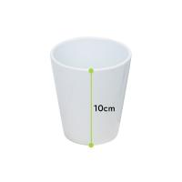 China White Blank 12oz Sublimation Ceramic Flower Pots Custom Logo Ceramic Flower Pot Planters for sale