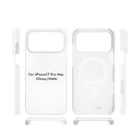 China 3D Coated Slim PC Sublimation Magnetic Phone Case Blank DIY Printing Sublimation Magsafe Case For Iphone 17 Pro Max All Series for sale