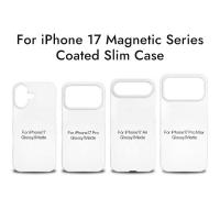 China 3D Coated Slim PC Sublimation Magnetic Phone Case Blank DIY Printing Sublimation Magsafe Case For Iphone 17 Pro Max All Series for sale