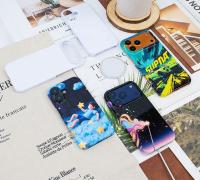 China 3D Coated Slim PC Sublimation Magnetic Phone Case Blank DIY Printing Sublimation Magsafe Case For Iphone 17 Pro Max All Series for sale
