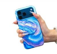 China Foldable Blank 360° Rotatable Sublimation Magnetic Phone Holder DIY Custom Logo Adjustable Magsafe Ring Holder for sale