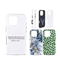 China Custom Iphone 17 Case Magsafe 3D 2 In 1 Coated Sublimation Phone Case Diy Photo Printing Matte Glossy Magnetic Iphone Case for sale