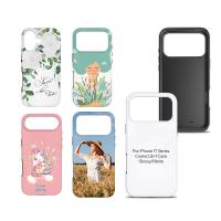 China Custom Iphone 17 Case Magsafe 3D 2 In 1 Coated Sublimation Phone Case Diy Photo Printing Matte Glossy Magnetic Iphone Case for sale