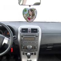China Sublimation Air Fresheners Blanks Felt Sheets Double Sides Print Blank Car Air Freshener for sale