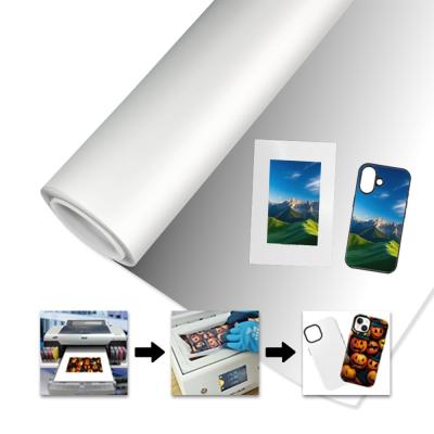China Different Sizes Of Sublimation Roll Film For 3D Vacuum Machine White and Transparent Color for sale