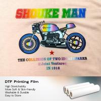 China DTF Transfer Film Various Sizes Customized Inkjet Printer DTF Printing Film For Sublimation for sale