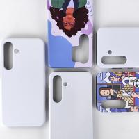 China PC Coated Film 3D Sublimation SamSung S25 Tough Phone Case Diy Custom Rugged Shield Phone Case for sale