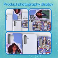 China PC Coated Film 3D Sublimation SamSung S25 Tough Phone Case Diy Custom Rugged Shield Phone Case for sale