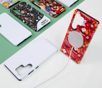 China 3D Coated 2 In 1 Tough Blank Sublimation Samsung  S25 Plus Ultra Magnetic Case Diy Custom Print Galaxy Magsafe Case for sale