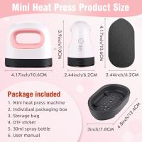 China Semi-Automatic Electric Sublimation Mini Heat Press Iron Machine Multi-Function Print Garments T-Shirts Bags Shoes Logo for sale