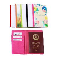 China Leather Sublimation Blank Passport Cover Custom Logo Protective Card Holder for sale