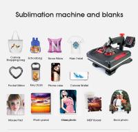 China 12 In 1 Combo Heat Press Machine 15X15 T Shirt Printing Machine 38*38cm Flat Press Machine for sale