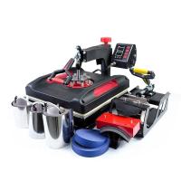 China 12 In 1 Combo Heat Press Machine 15X15 T Shirt Printing Machine 38*38cm Flat Press Machine for sale