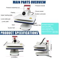 China Multifunctional Sublimation Machine 5 In 1 Combo Heat Press Machine For T-Shirt Mug Cap Plate for sale