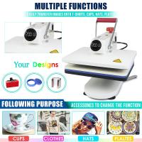 China Multifunctional Sublimation Machine 5 In 1 Combo Heat Press Machine For T-Shirt Mug Cap Plate for sale
