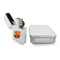 China White Silver Gold Colors Metal Sublimation Lighter Blanks For Heat Press for sale