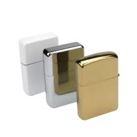 China White Silver Gold Colors Metal Sublimation Lighter Blanks For Heat Press for sale