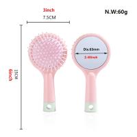 China Plastic Colored Sublimation Hair Brush Custom Photo Comb for sale
