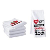 China Personalized Polyester Waffle Weave Towel For Sublimation Blanks 40*60cm for sale