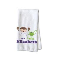 China Personalized Polyester Waffle Weave Towel For Sublimation Blanks 40*60cm for sale