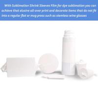 China Sublimation Heat Shrink Wrap Sleeves For Tumblers for sale