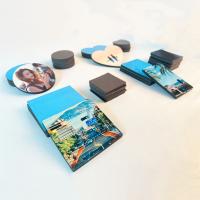 China Blank Sublimation Mdf Fridge Magnets Personalised Wooden Photo Magnets for sale