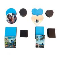 China Blank Sublimation Mdf Fridge Magnets Personalised Wooden Photo Magnets for sale