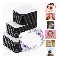 China Blank Sublimation Mdf Fridge Magnets Personalised Wooden Photo Magnets for sale