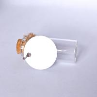 China Sublimation Glass Drifting Bottle With Printable Aluminum Insert Personalized Sublimation Supplies for sale