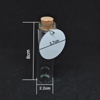 China Sublimation Glass Drifting Bottle With Printable Aluminum Insert Personalized Sublimation Supplies for sale