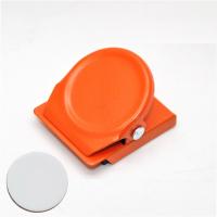 China Sublimation Magnetic Metal Clip Photo Frame With Printable Aluminum Insert Customized Logo Refrigerator Magnet for sale