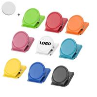 China Sublimation Magnetic Metal Clip Photo Frame With Printable Aluminum Insert Customized Logo Refrigerator Magnet for sale