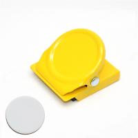 China Sublimation Magnetic Metal Clip Photo Frame With Printable Aluminum Insert Customized Logo Refrigerator Magnet for sale