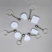 China Various Shapes Sublimation Glow In The Dark Keychain Blanks Custom Photo Printing Acrylic Luminous Keychain for sale