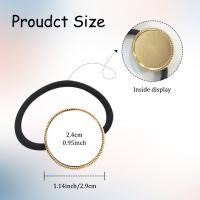 China Personalized Blank Sublimation Hair Ties DIY Heat Transfer Elastic Headbands For Women Gift for sale