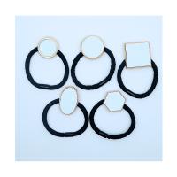 China Blank Sublimation Elastic Hair Bands Diy Photo Printing Stretchy Hair Ties for sale