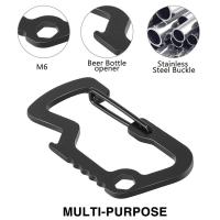 China Tactical Multifunction Badge Reels Sublimation Corkscrew Key Chain With High Density Webbing Black Cool Style Outdoor for sale